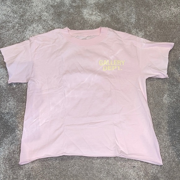 Gallery Dept | Tops | Light Pink Gallery Dept Shirt | Poshmark